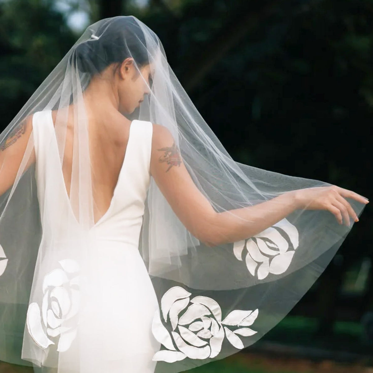 Short Wedding Veils | TARA Bridal